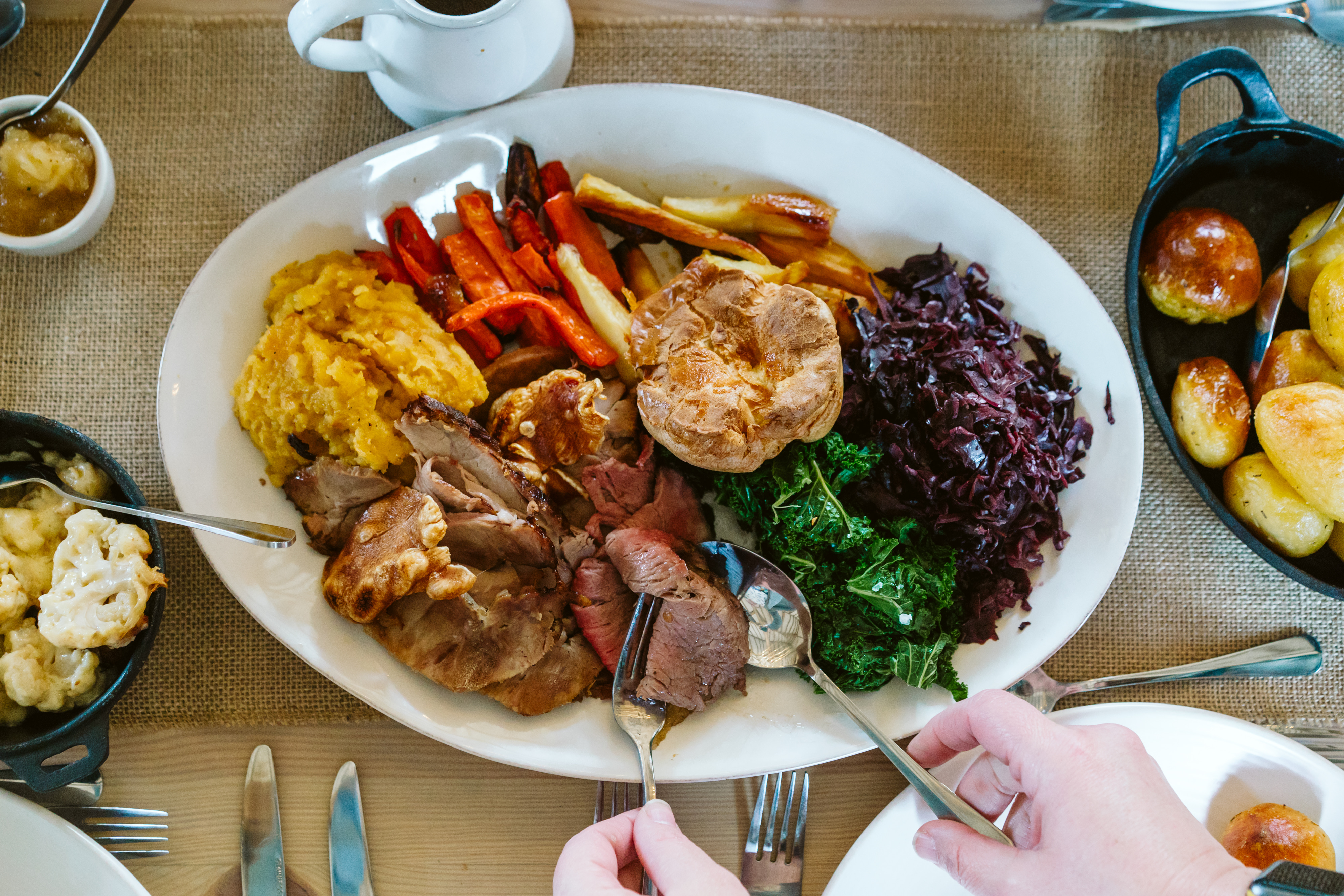 Sunday lunch at Kimbridge Barn