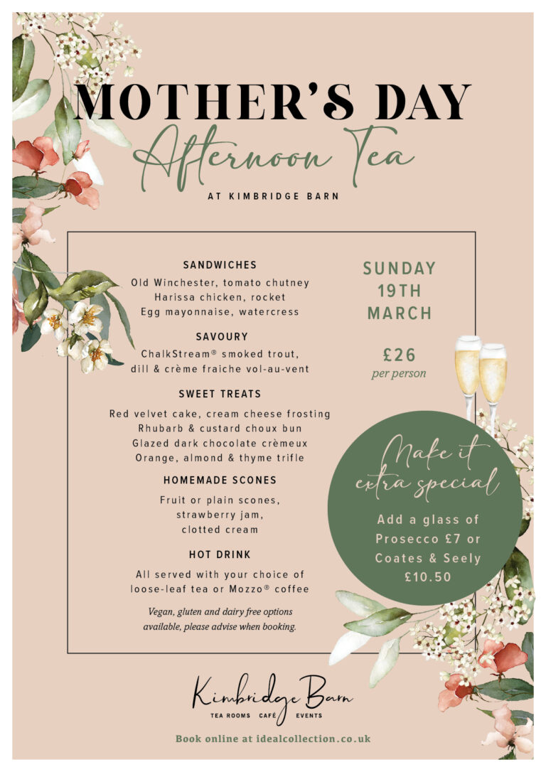 Mother's Day Afternoon Tea, Romsey: Ideal Collection