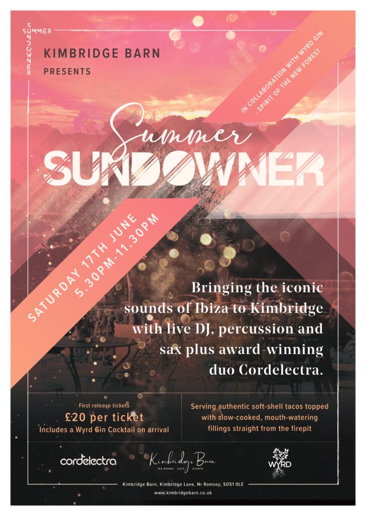 Summer Sundowner Kimbridge Barn Romsey: Ideal Collection