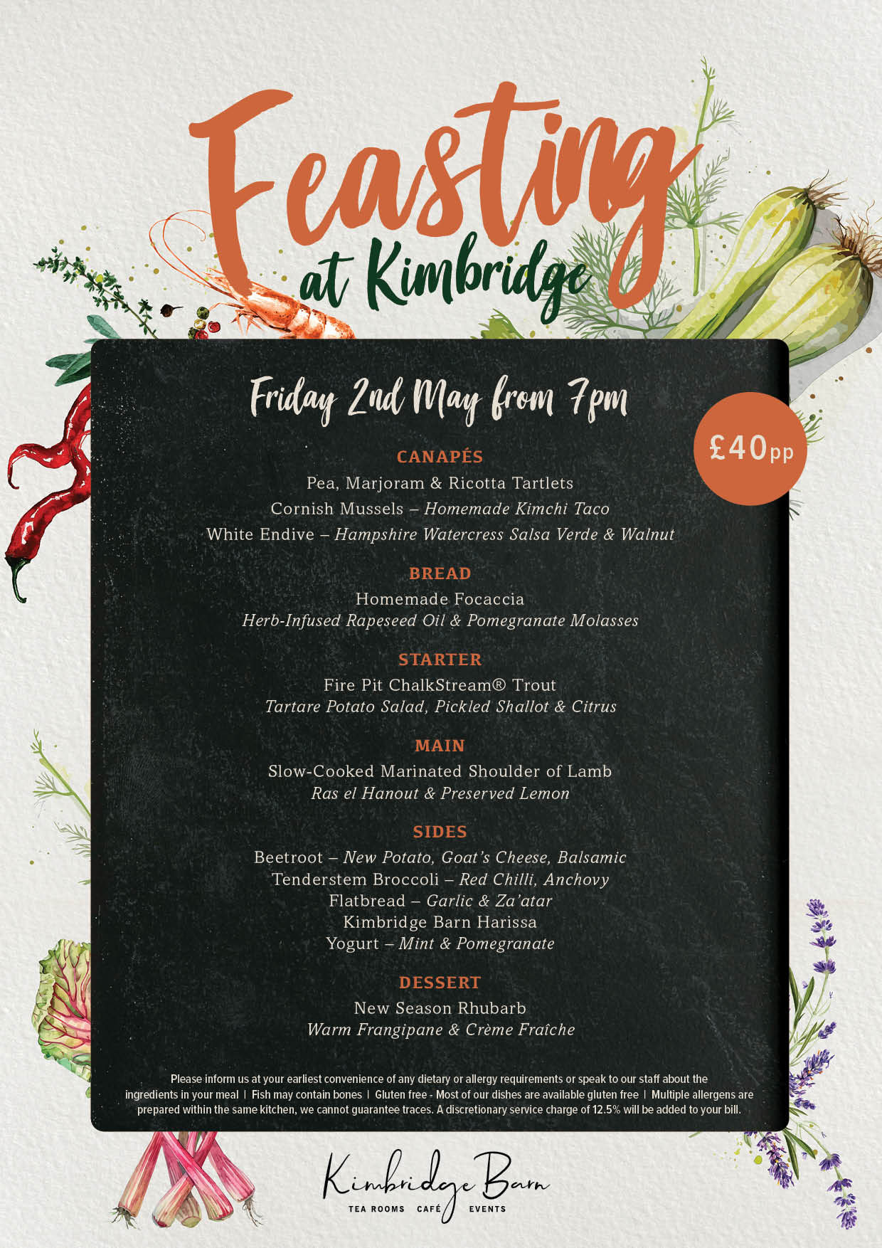 Feasting Kimbridge Barn, Romsey: Ideal Collection